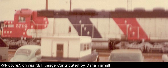 ATSF 5702 snap shot from 1977